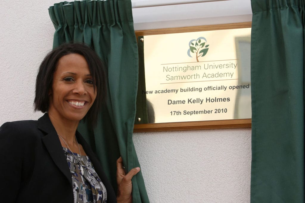 A Gold Medal Opening: Dame Kelly Holmes Unveils Academy Plaque