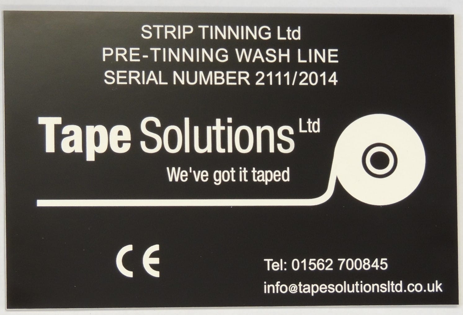 Traffolyte CE / UKCA / UKNI Plates | Premier Engraving